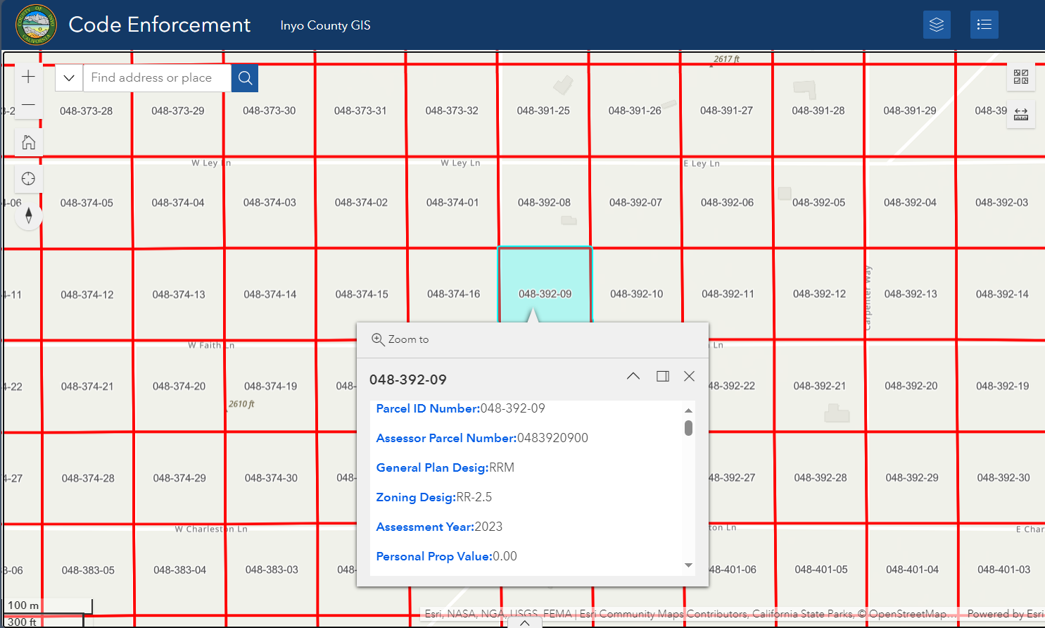 Employee Access Maps | Inyo County California